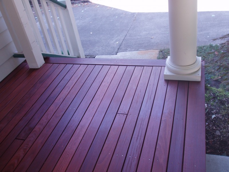 Ipe deck staining - Deck Masters, LLC