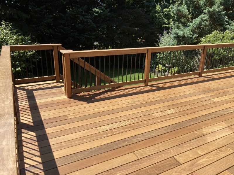 Ipe deck and railing - Deck Masters, LLC