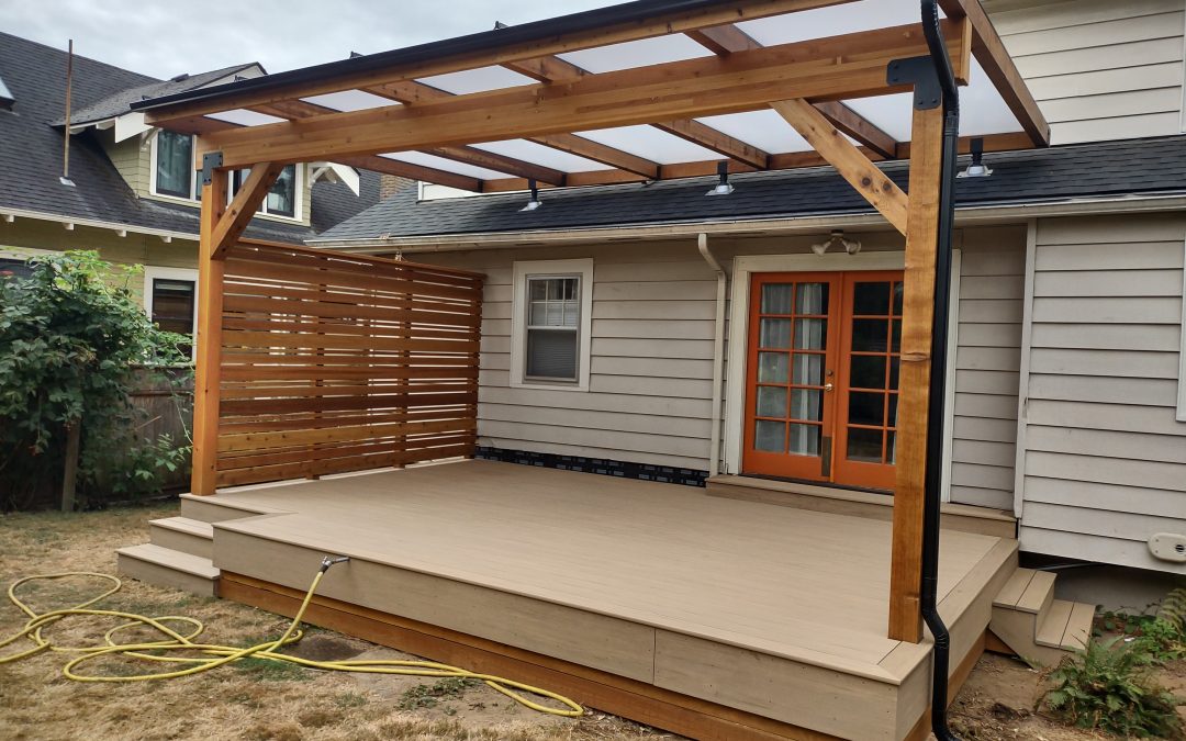 Custom Acrylite patio cover | Deck Masters, LLC