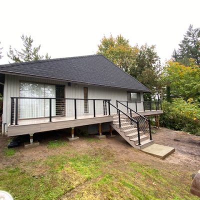 Trex Lineage Biscayne Deck with Cable Railing - Deck Masters, LLC