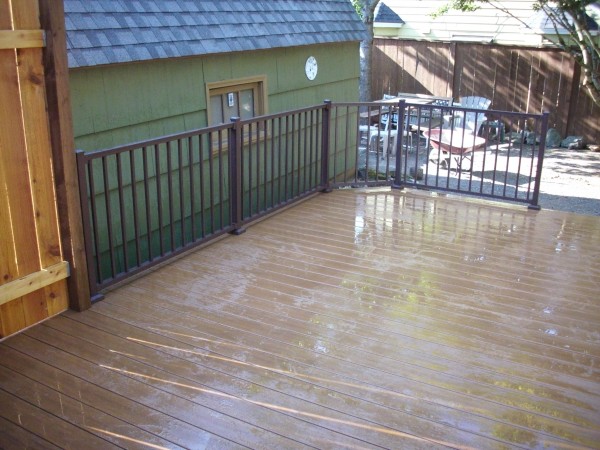 Timbertech deck and Trex railing - Deck Masters, LLC